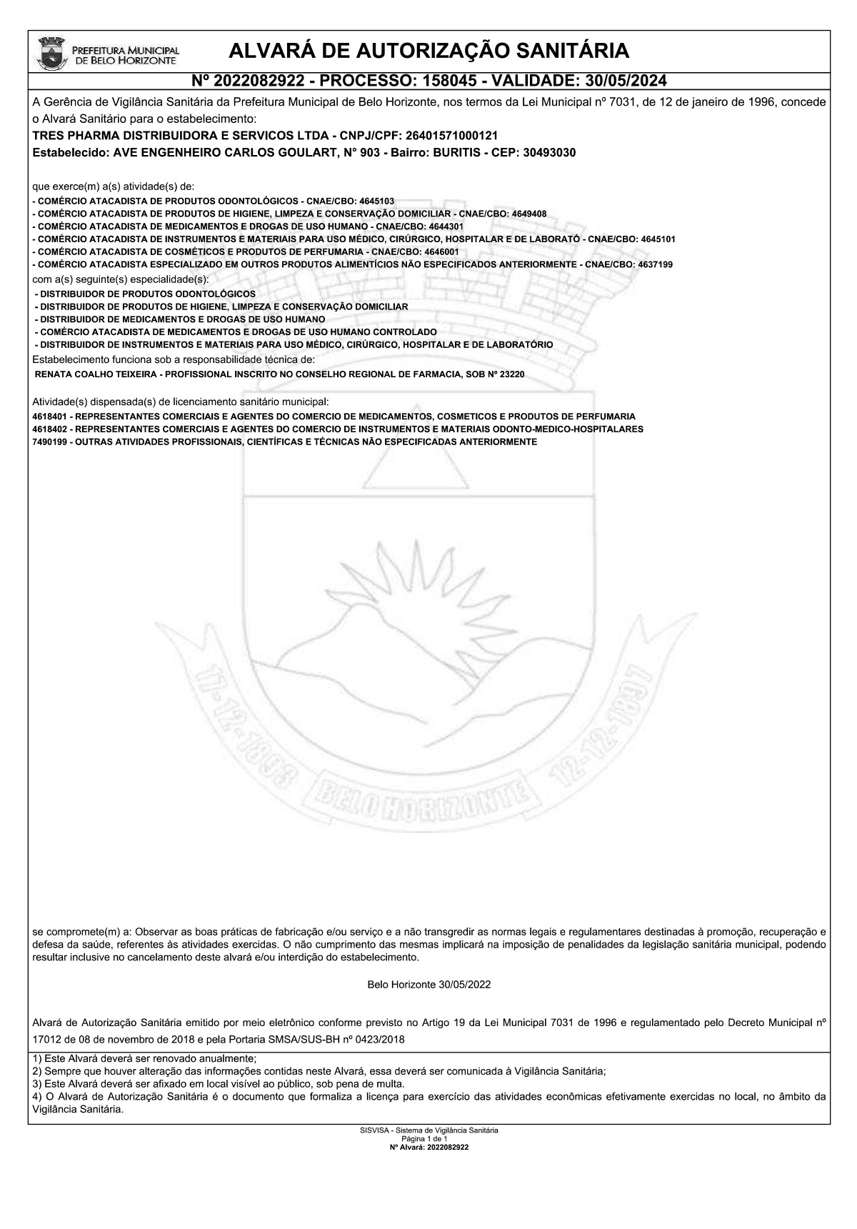 Documentos | Trespharma